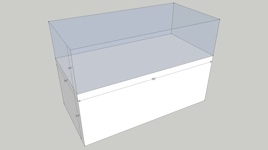 Display case rectangle A2 tall | 3D Warehouse