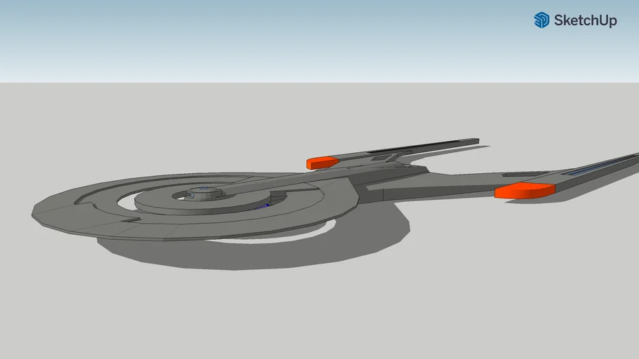 Uss Horizon Refit (Crossfield Class Starship Redesign) | 3D Warehouse