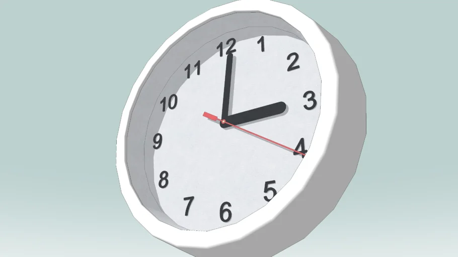 clock, analog watch | 3D Warehouse