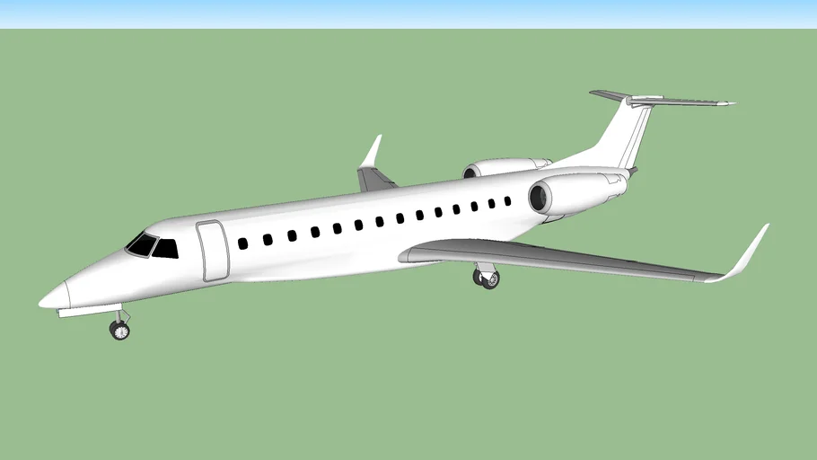 Template - Embraer Legacy 600 | 3D Warehouse