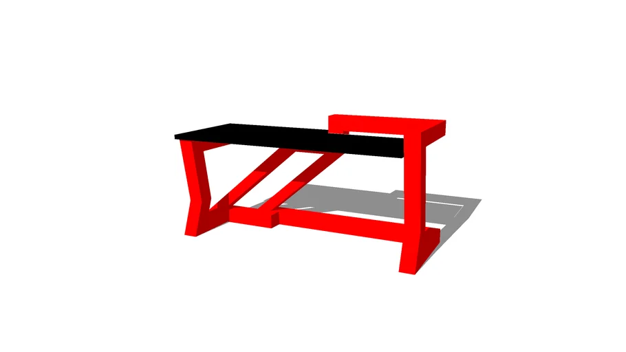 Modern computer desk | 3D Warehouse