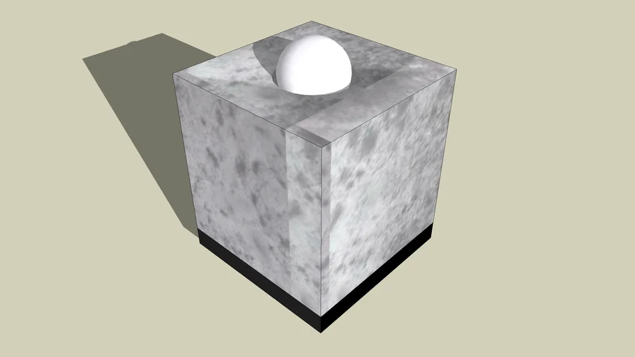 Lamp in concrete | 3D Warehouse