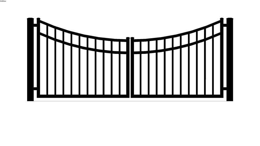 Reverse arch gate | 3D Warehouse
