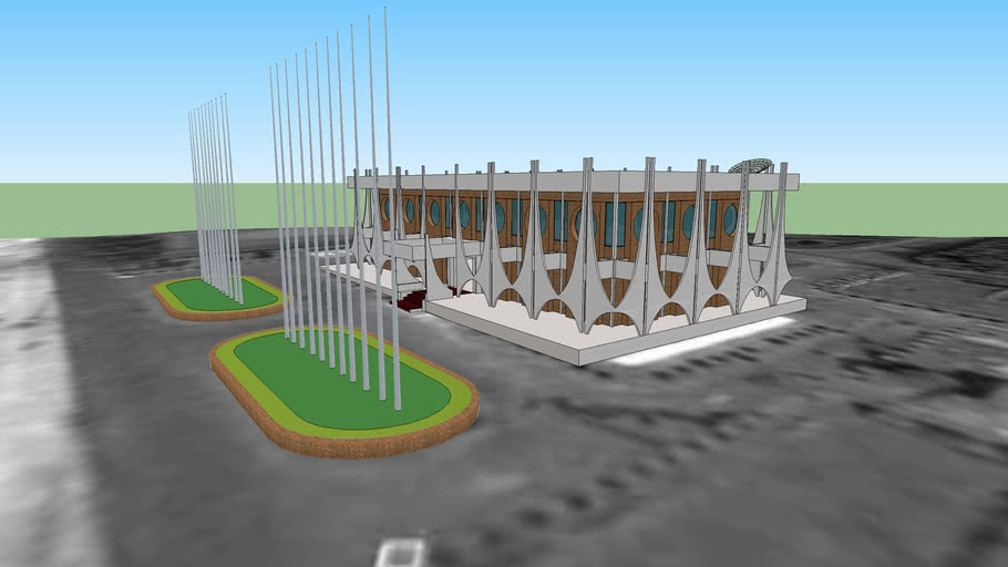 VVIP Terminal - Hazrat Shahjalal International Airport, Dhaka | 3D ...