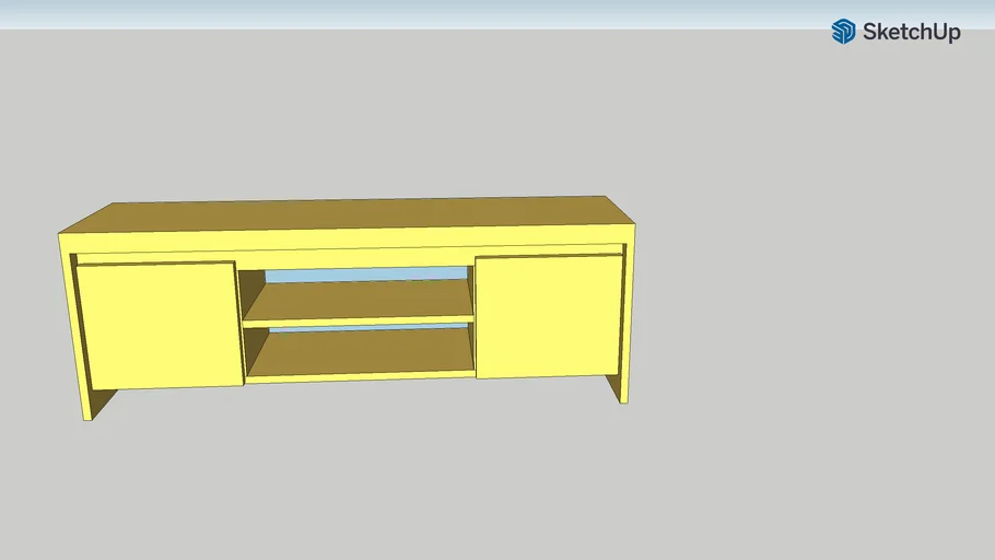 Television dressoir | 3D Warehouse