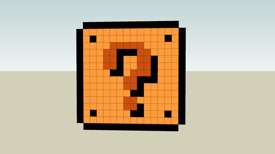 Question block from super mario bros. | 3D Warehouse