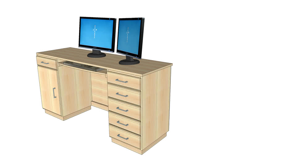 Computer Table | 3D Warehouse