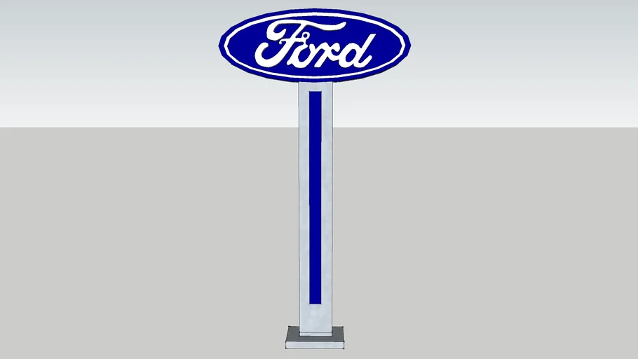 Ford Sign | 3D Warehouse