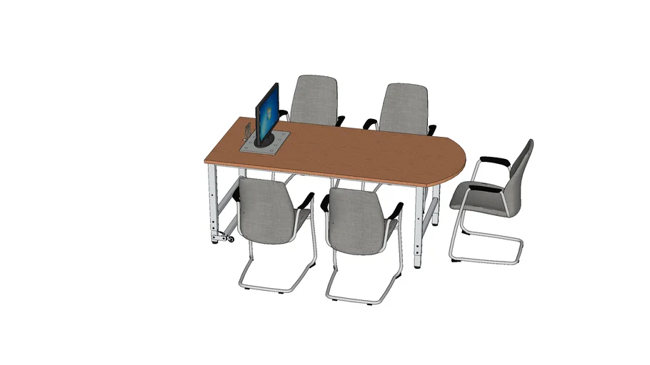 Mobile collaboration table | 3D Warehouse