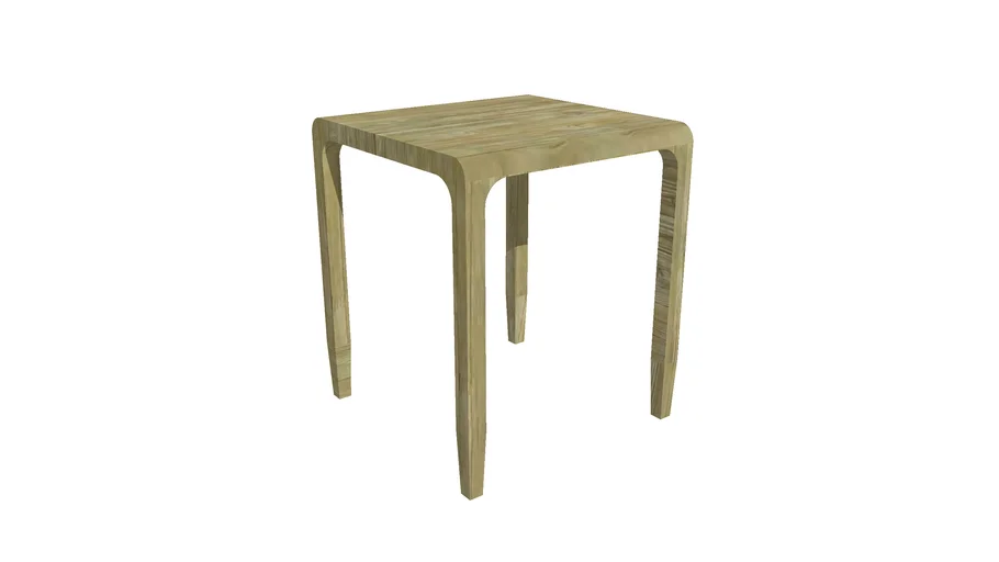 Wooden Stool | 3D Warehouse