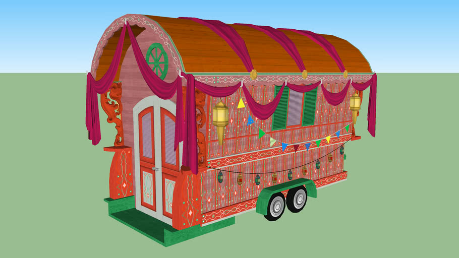 gypsy wagon | 3D Warehouse