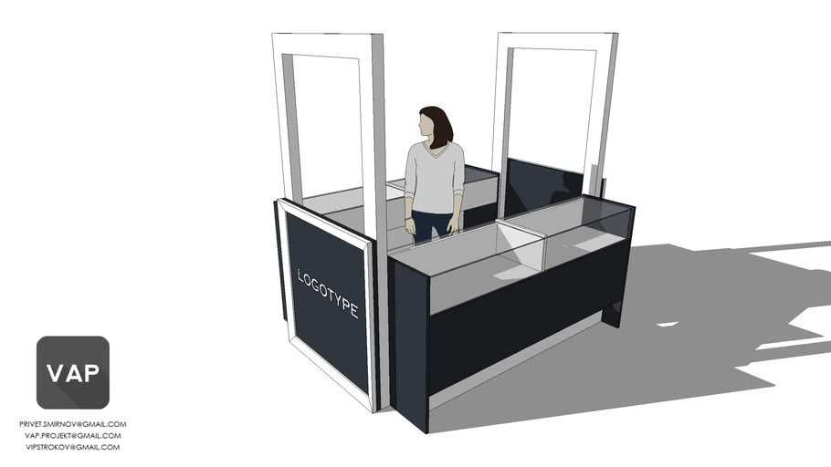 Jewelery showcase_4 | 3D Warehouse