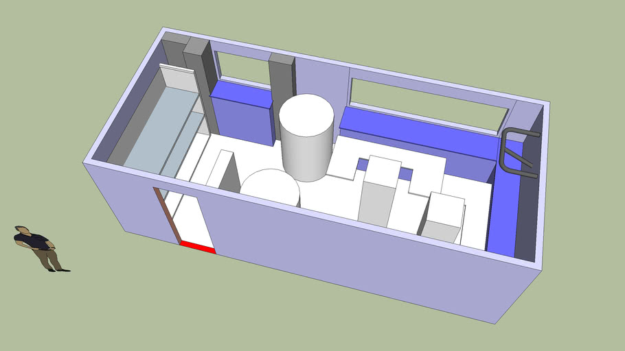 3D vistors room model and proposed layout | 3D Warehouse