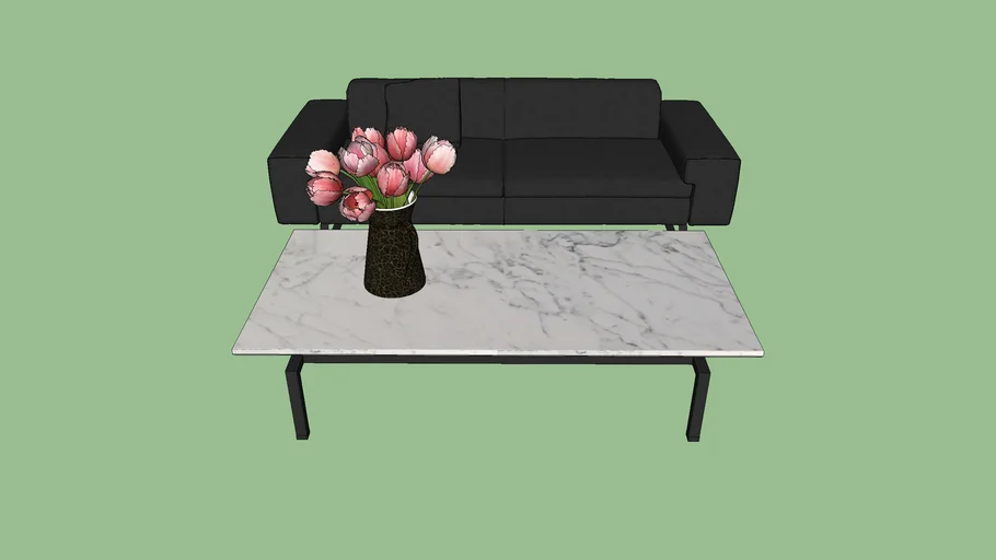 Coffee Tables and Sofa Lingving room | 3D Warehouse