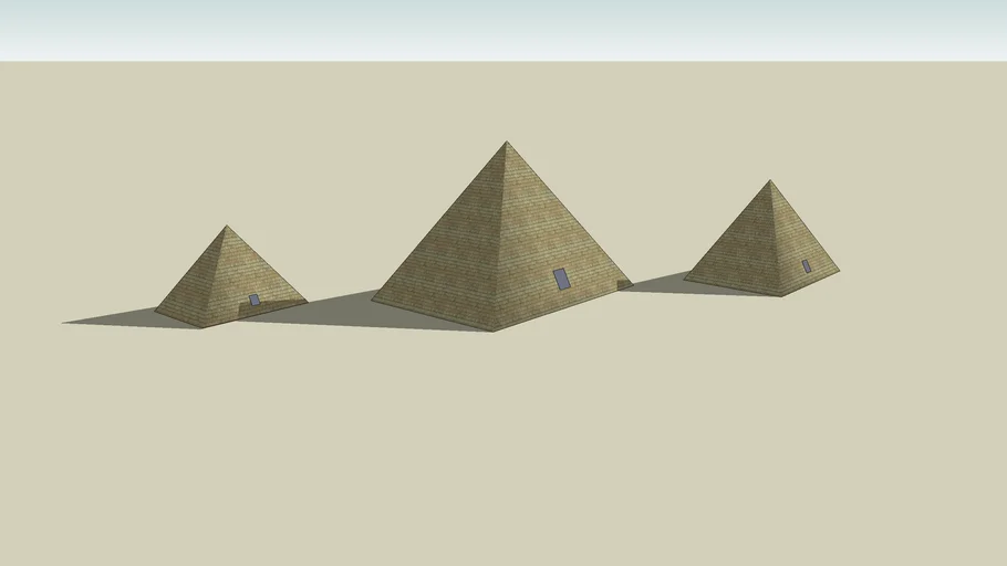 Pyramids of Giza | 3D Warehouse