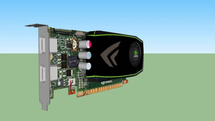 Nvidia 520 Low Profile Bracket | 3D Warehouse