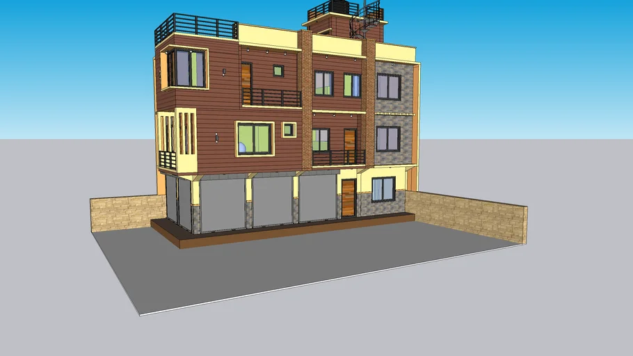 Puspa Prem Building Design | 3D Warehouse