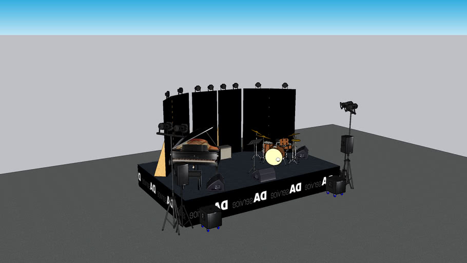 Stage jazz | 3D Warehouse