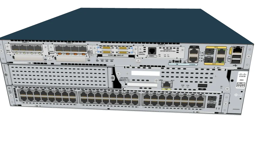 Cisco 3945 Router | 3D Warehouse