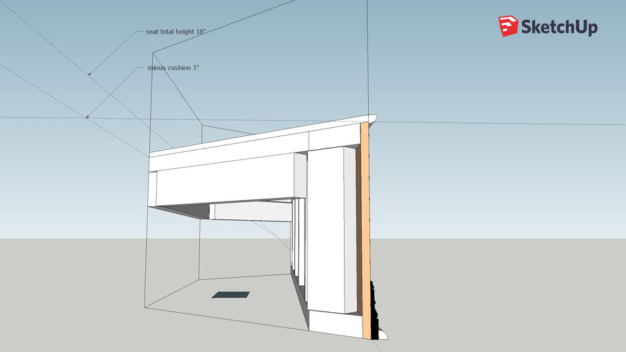 bay window seating | 3D Warehouse