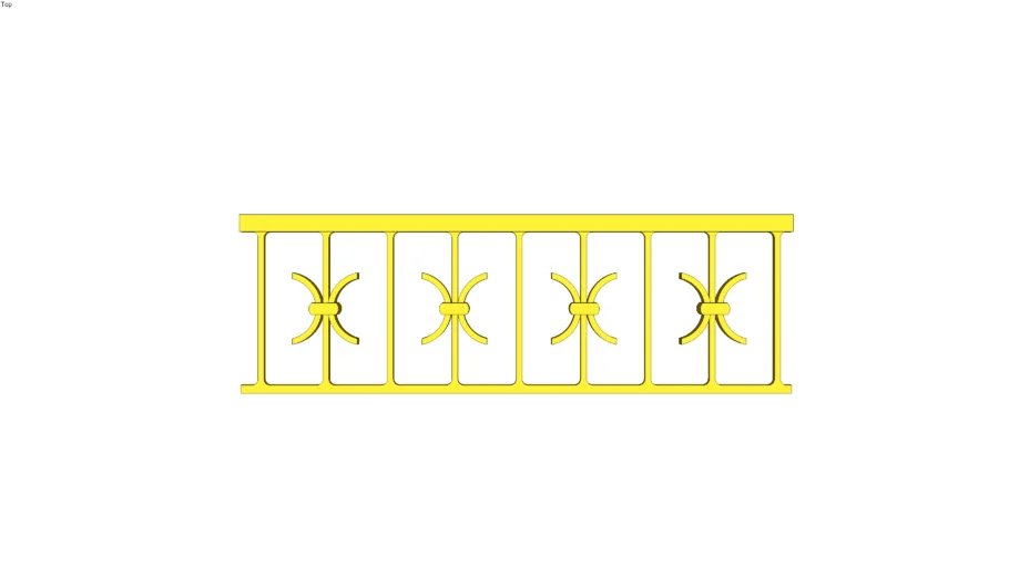 BARRE D APPUIT FER FORGE | 3D Warehouse