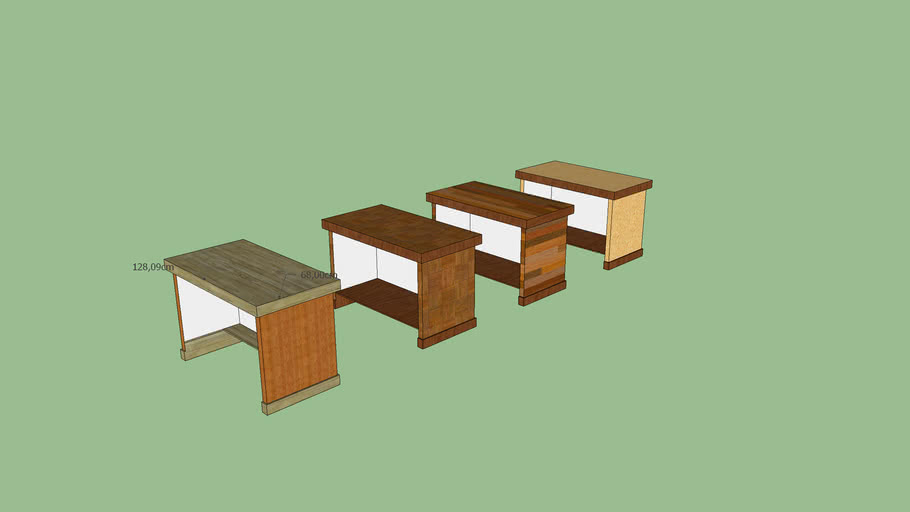 Meja Kantor | 3D Warehouse