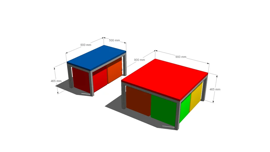shared space furniture | 3D Warehouse