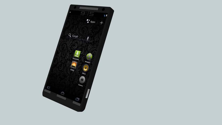 5' 3D Android Phone | 3D Warehouse