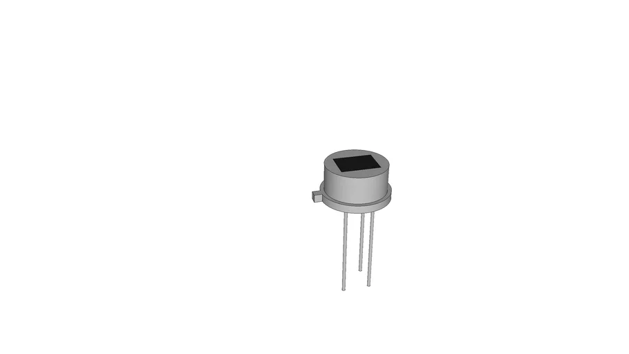 PIR D203B Pyroelectric Infrared Sensor Through Hole PCB Component | 3D ...