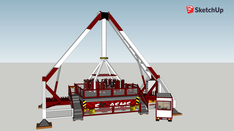 Funfair Ride - X-Treme | 3D Warehouse