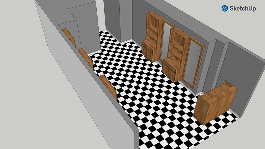 with front desk | 3D Warehouse
