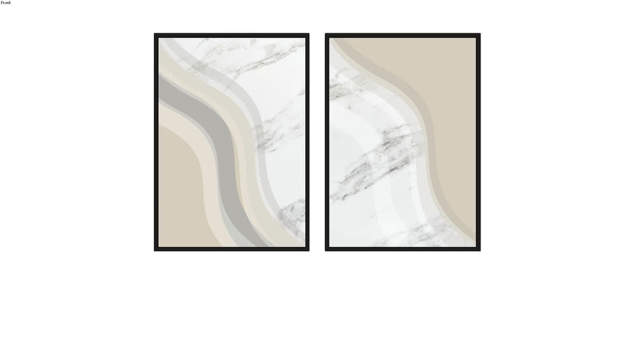 Quadros Stratus Clean I e II | 3D Warehouse