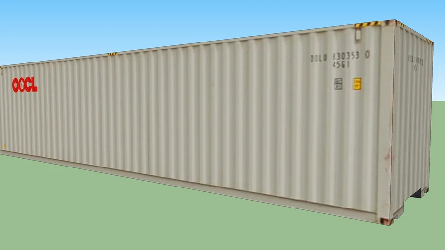 OOCL Container 40' | 3D Warehouse