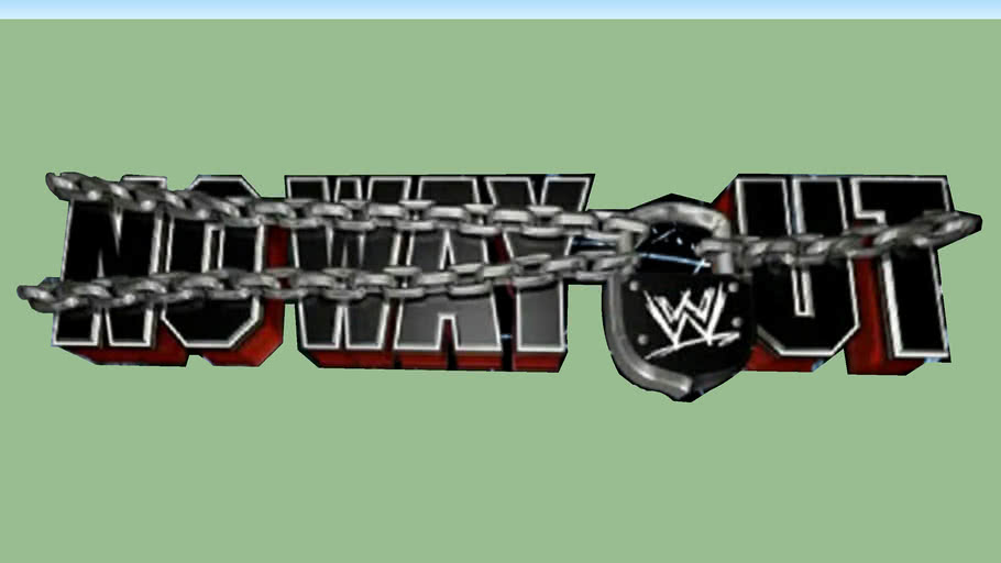 WWE NO WAY OUT LOGO 2012 | 3D Warehouse