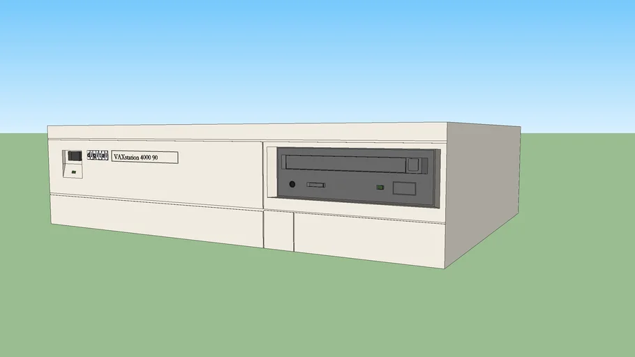 Digital (DEC) VAXstation 4000-90 workstation computer | 3D Warehouse