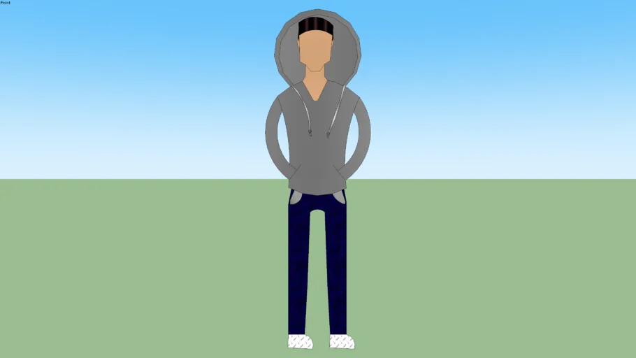 2d casual man | 3D Warehouse