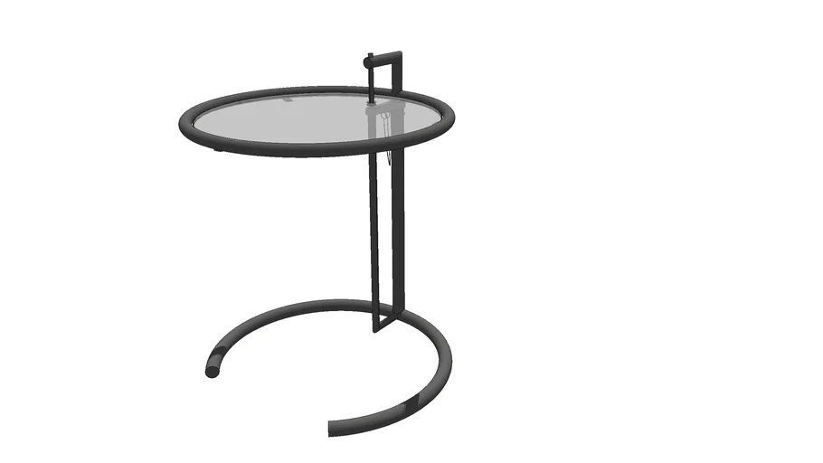 Adjustable Table E 1027, Eileen Gray 1927, Classicon | 3D Warehouse