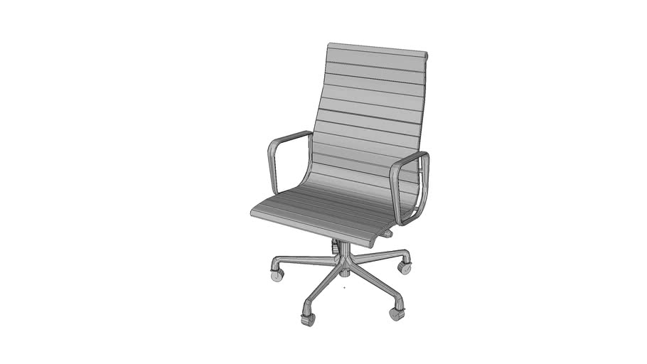 Cadeira Office Eames Sevilha Alta | 3D Warehouse