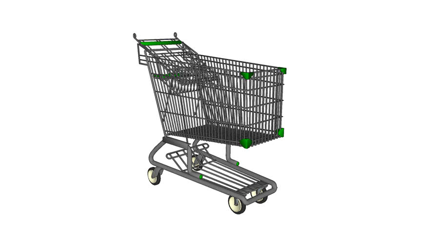 Push Cart Trolley | 3D Warehouse