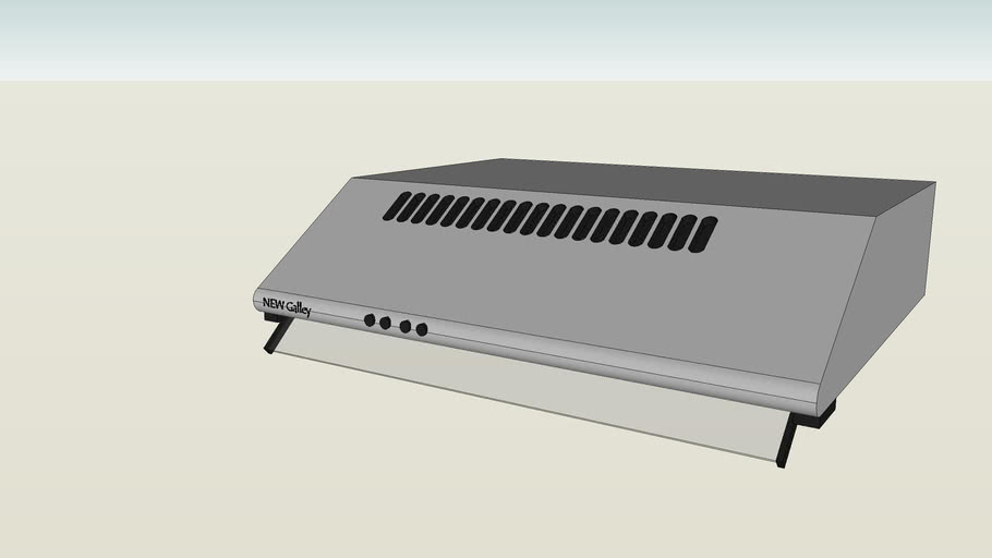 Extractor Slim 60 cm | 3D Warehouse