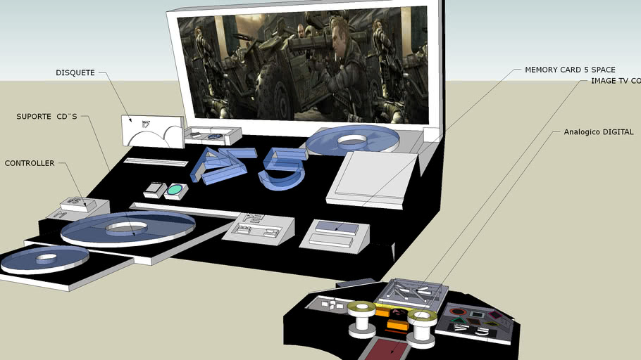 Playstation 5 | 3D Warehouse