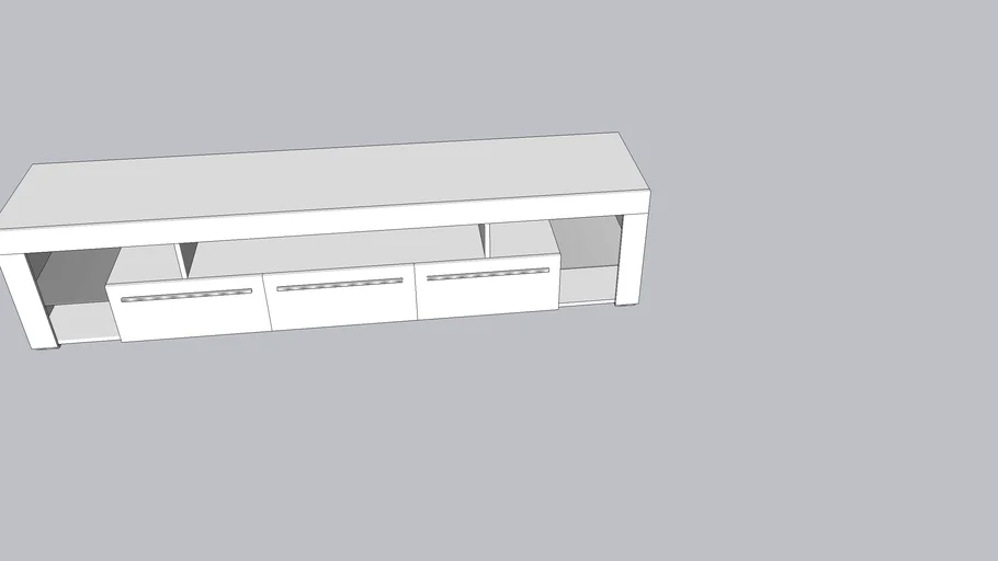 STS TV Cabinet (2M) | 3D Warehouse