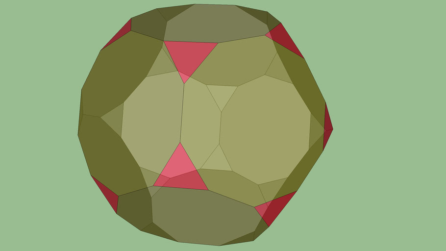 Truncated Dodecahedron | 3D Warehouse