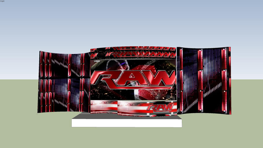 WWE RAW Stage 2012 | 3D Warehouse
