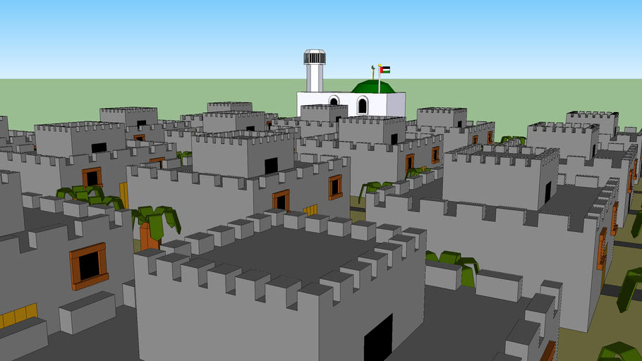 Arabic Settlement (Made in SketchUp Make only) | 3D Warehouse