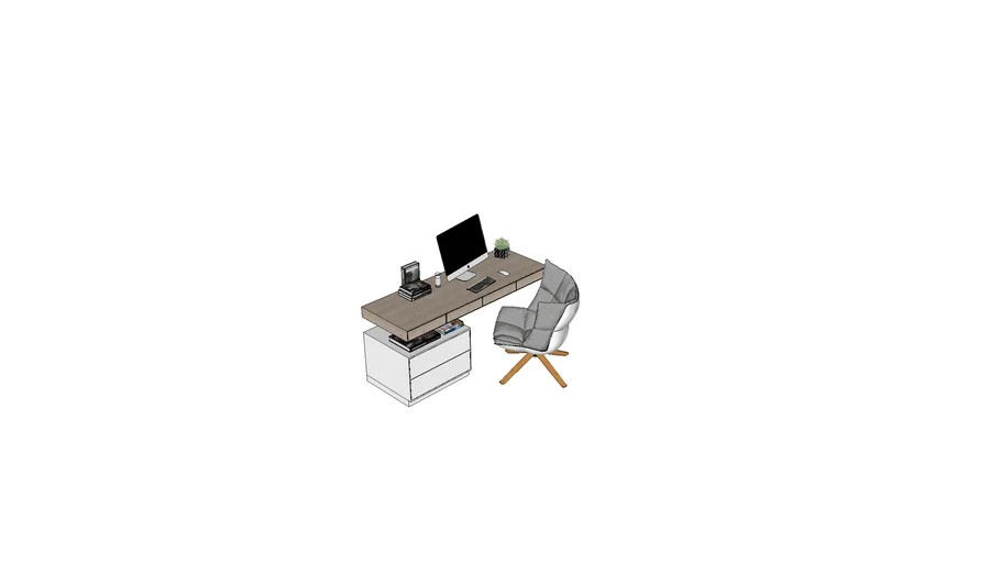 Desk 01 | 3D Warehouse