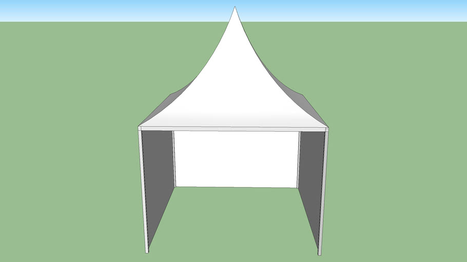 Tenda 3x3 fechada | 3D Warehouse