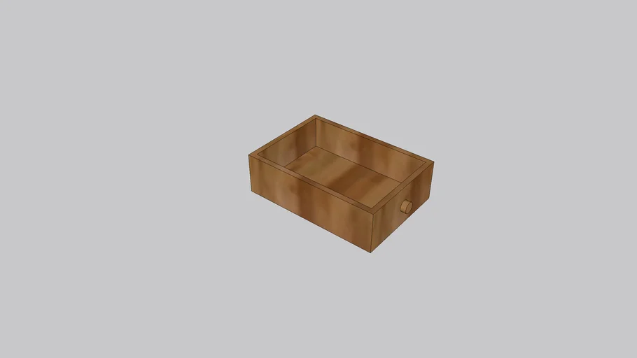 Wooden Drawer | 3D Warehouse