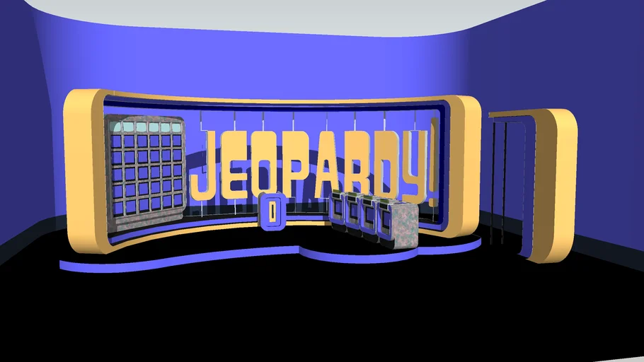 Super Jeopardy! Quarterfinal Set | 3D Warehouse