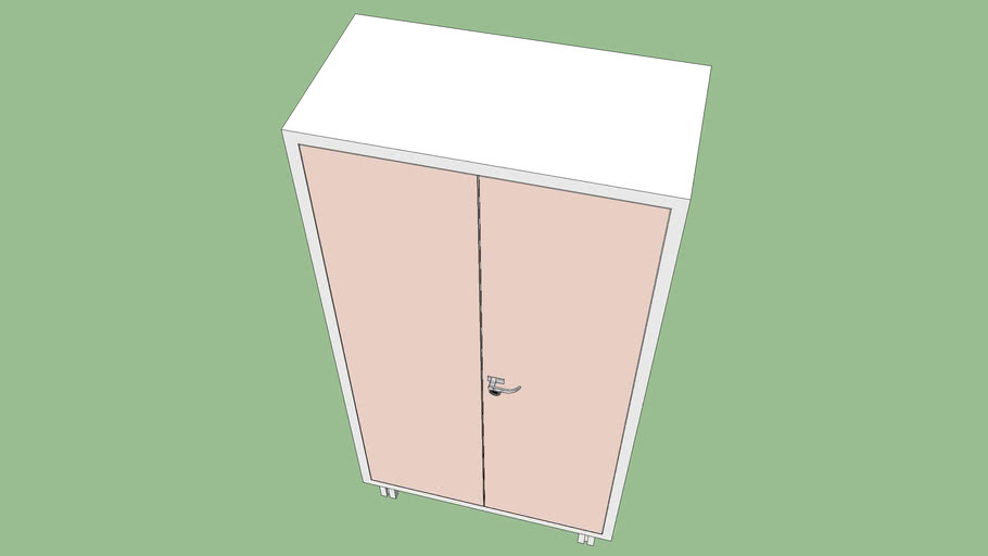 Steel Almirah | 3D Warehouse